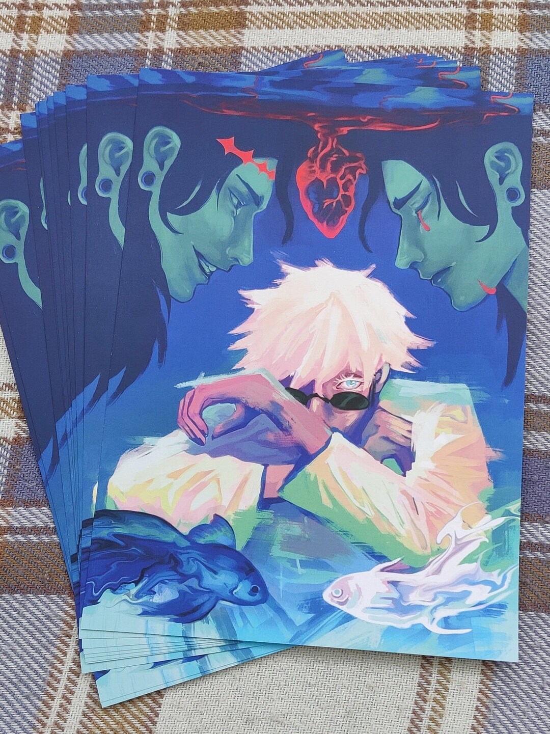 JJK GET0 X GOJ0 PRINT - Etsy