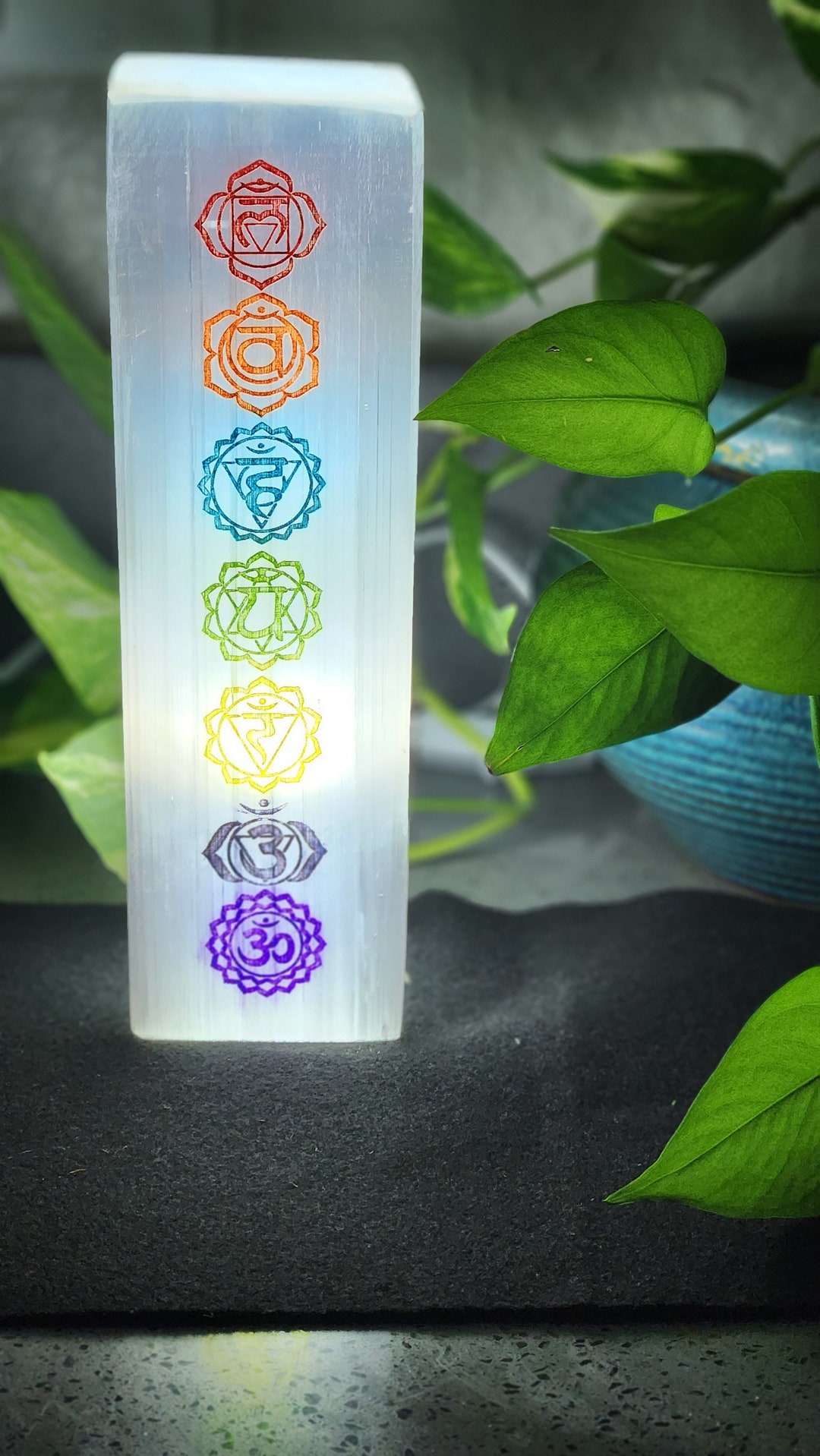 1 Pcs Crystal Rock Chakra Selenite - Etsy