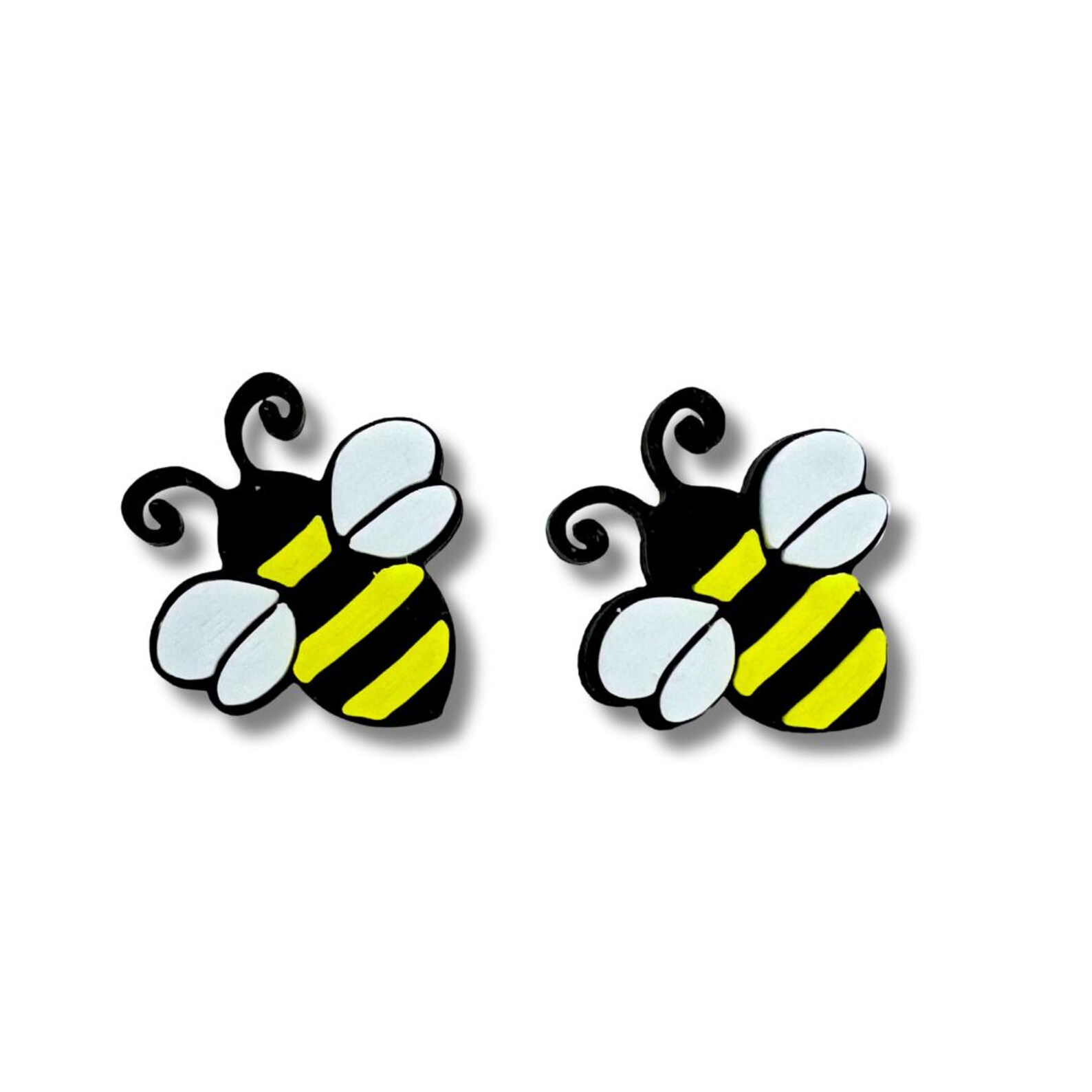 Bumblebee Bee Stud Earrings 3D Printed Surgical Steel Stud Earrings - Etsy