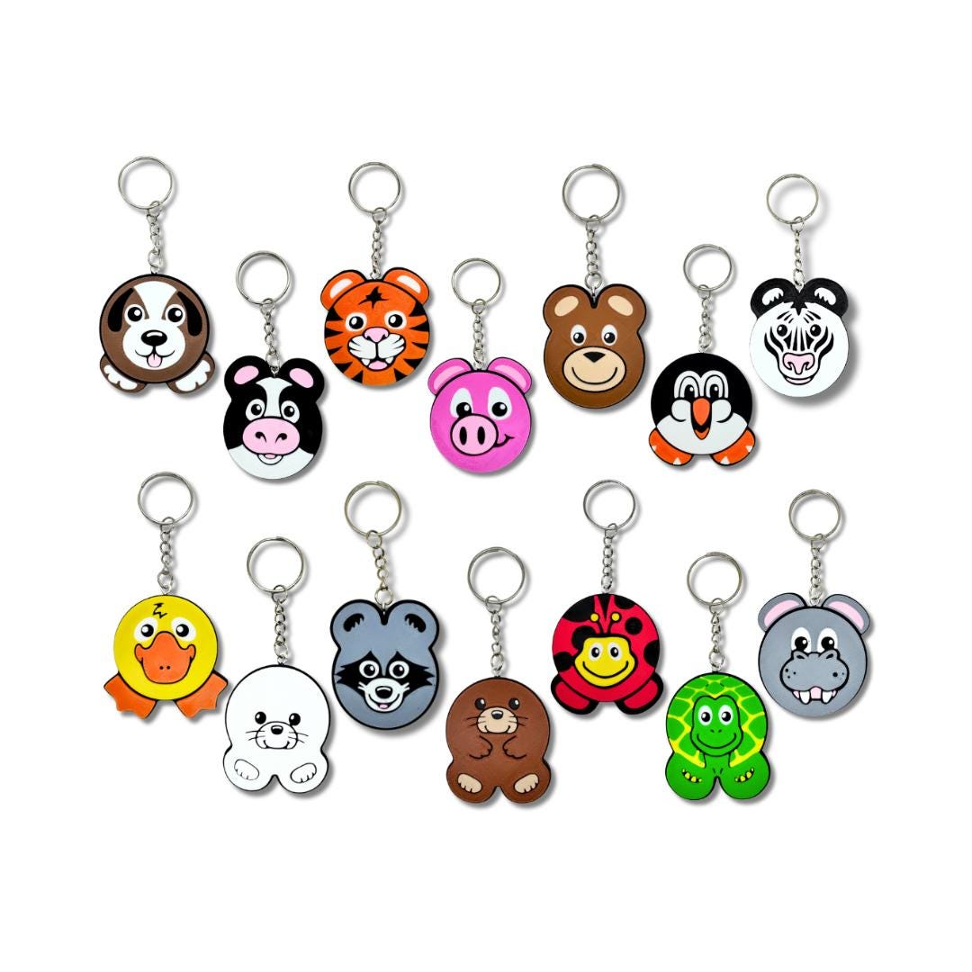 Zoo Animal Keychain 2000's Nostalgic Collectables - Etsy