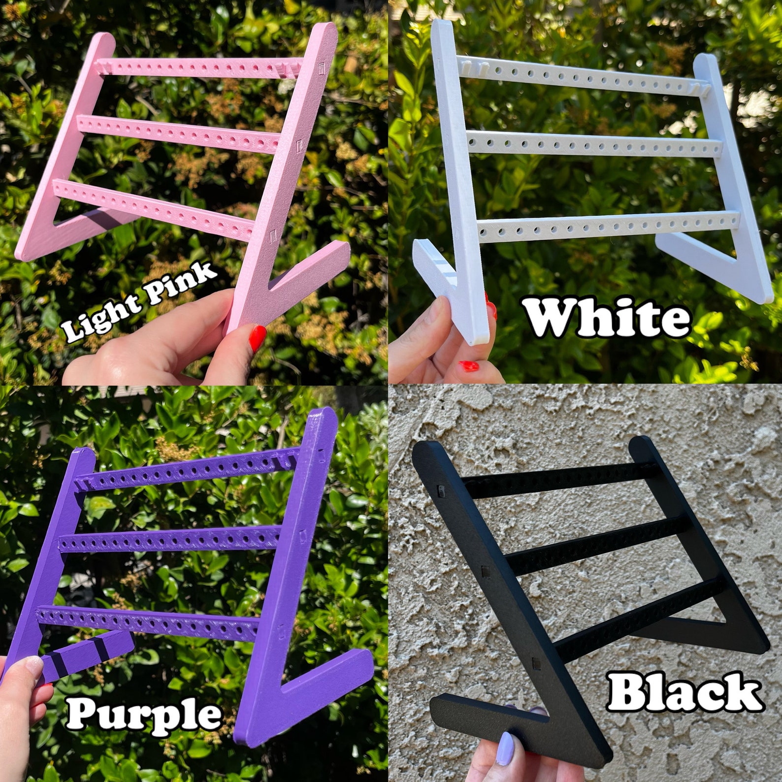 Basic Earring Jewelry Display Rack Small Plastic Desktop - Etsy