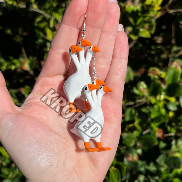 Duck Earrings - Etsy
