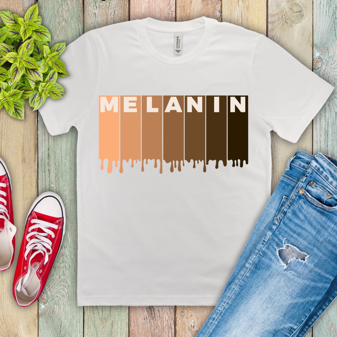 Dripping MELANIN Ready-to-print DTF Transfer - Etsy