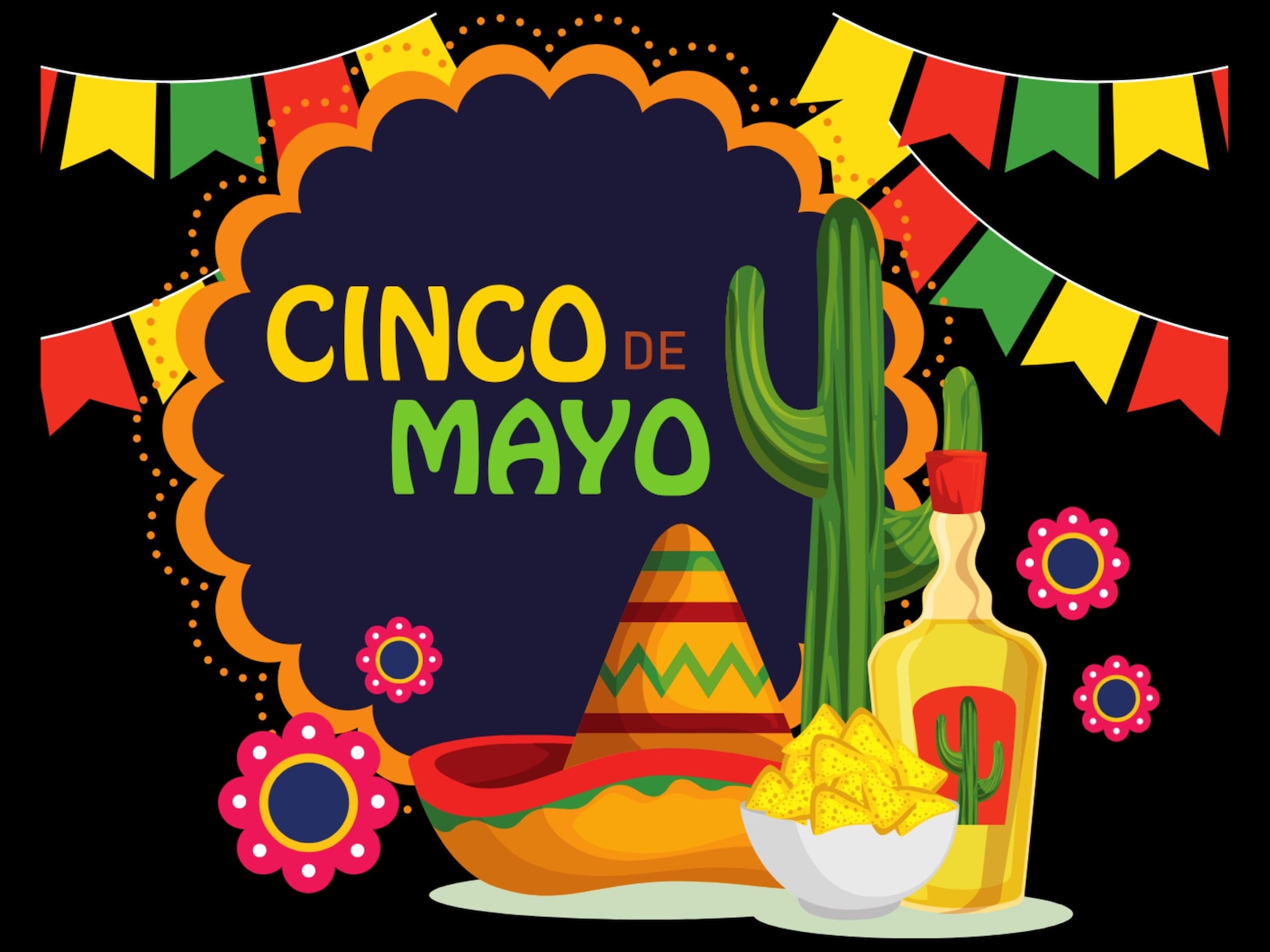 Cinco De Mayo Yard Sign | 12x18 Outdoor Party Decoration With H-stake ...