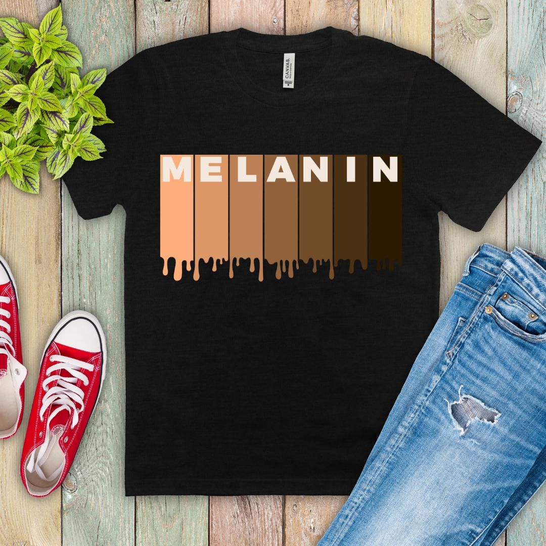 Dripping Melanin Ready-to-print Dtf Transfer - Etsy