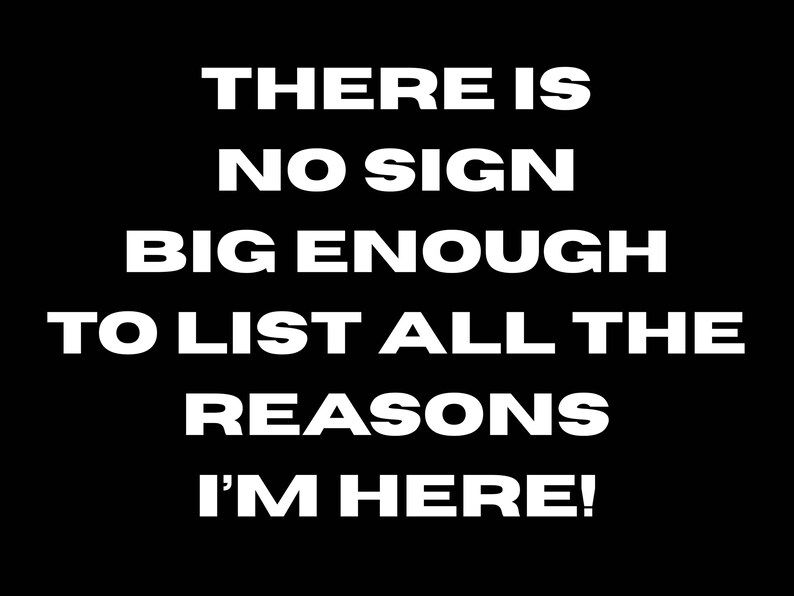 The 24x18 Protest Signs – Stand Loud. Stand Proud! - Etsy