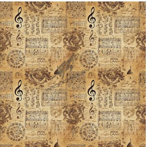 Vintage Music Notes Digital Paper – Seamless Repeat Pattern for ...