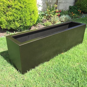 Bronze Extra Large Aluminium Metal Garden Planter Pot Trough - Etsy