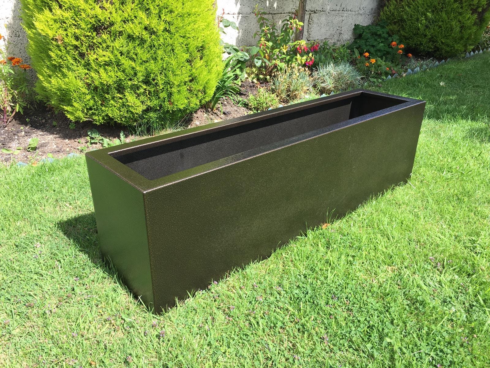 Bronze Extra Large Aluminium Metal Garden Planter Pot Trough - Etsy