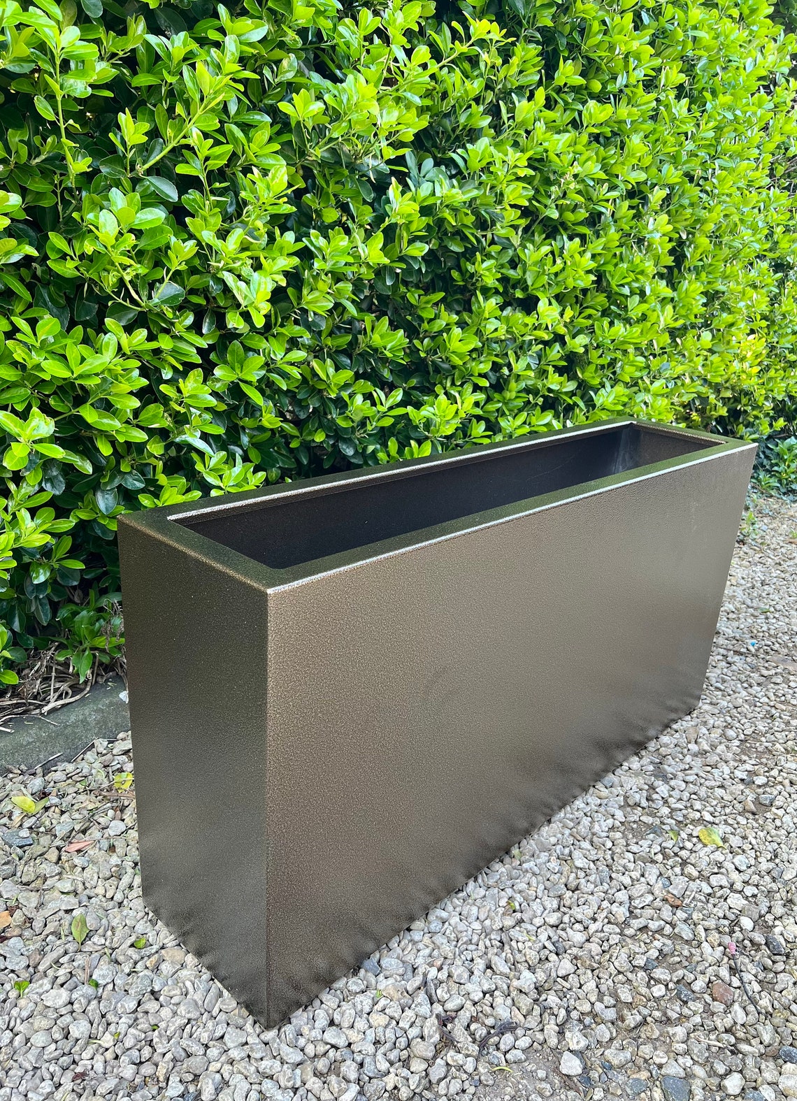 Bronze Extra Large Tall Indoor / Outdoor Metal Garden Planter - Etsy UK