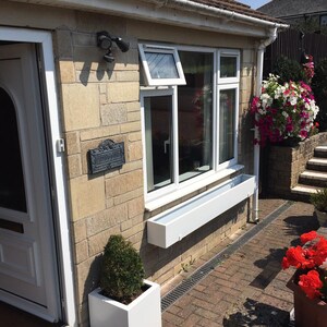 White Aluminium Metal Window Box Planter - Etsy