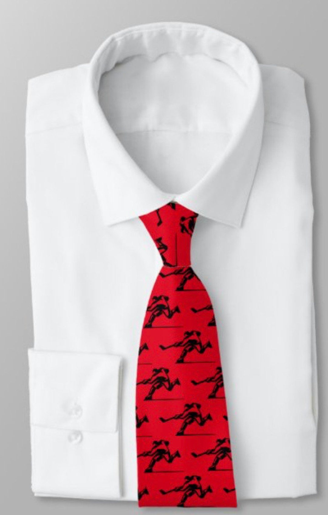 Hockey Player Tie – Game Day Necktie for Players & Coaches | Men’s Ice ...