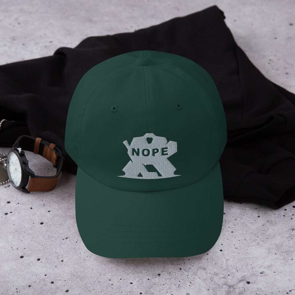 Hockey Goalie "nope" Cap, Hockey Goaltender Hat, Tendy "nope" Hat ...