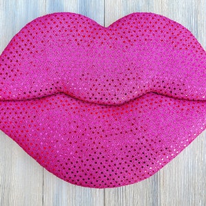 Valentine Lips Wreath Attachment, Plush Kiss Lips - Etsy