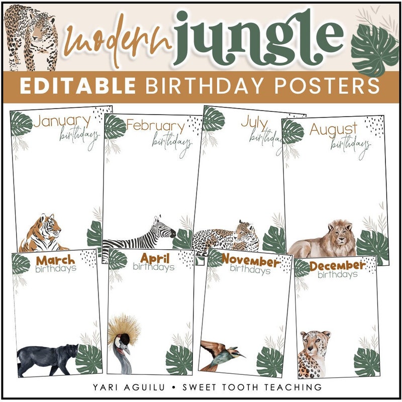 Jungle Theme - Etsy