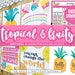 Colorful Classroom Decor Tropical & Fruity Classroom Theme - Etsy