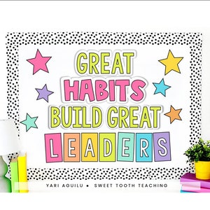 Leadership Bulletin Board Kit: Classroom Decor (digital Download) - Etsy