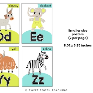 Colorful Primary Alphabet Posters | Traceable Letters | Groovy Garden ...