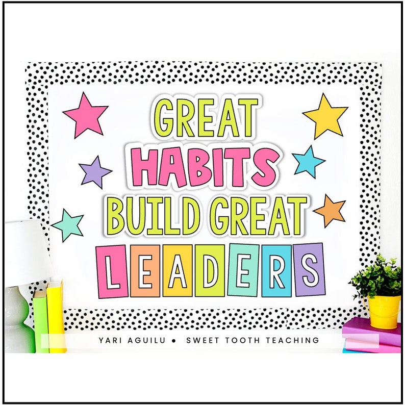 Leadership Bulletin Board Kit: Classroom Decor (digital Download) - Etsy