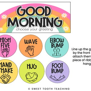 Morning Greetings | Groovy Garden Retro Decor | Editable | DIGITAL ...