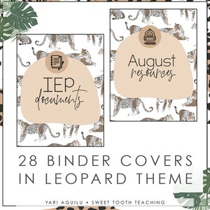 Binder Covers & Spines | Printable Classroom Decor | Jungle Theme ...