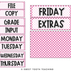Groovy Classroom Drawer Labels for Rolling Cart | DIGITAL DOWNLOAD - Etsy