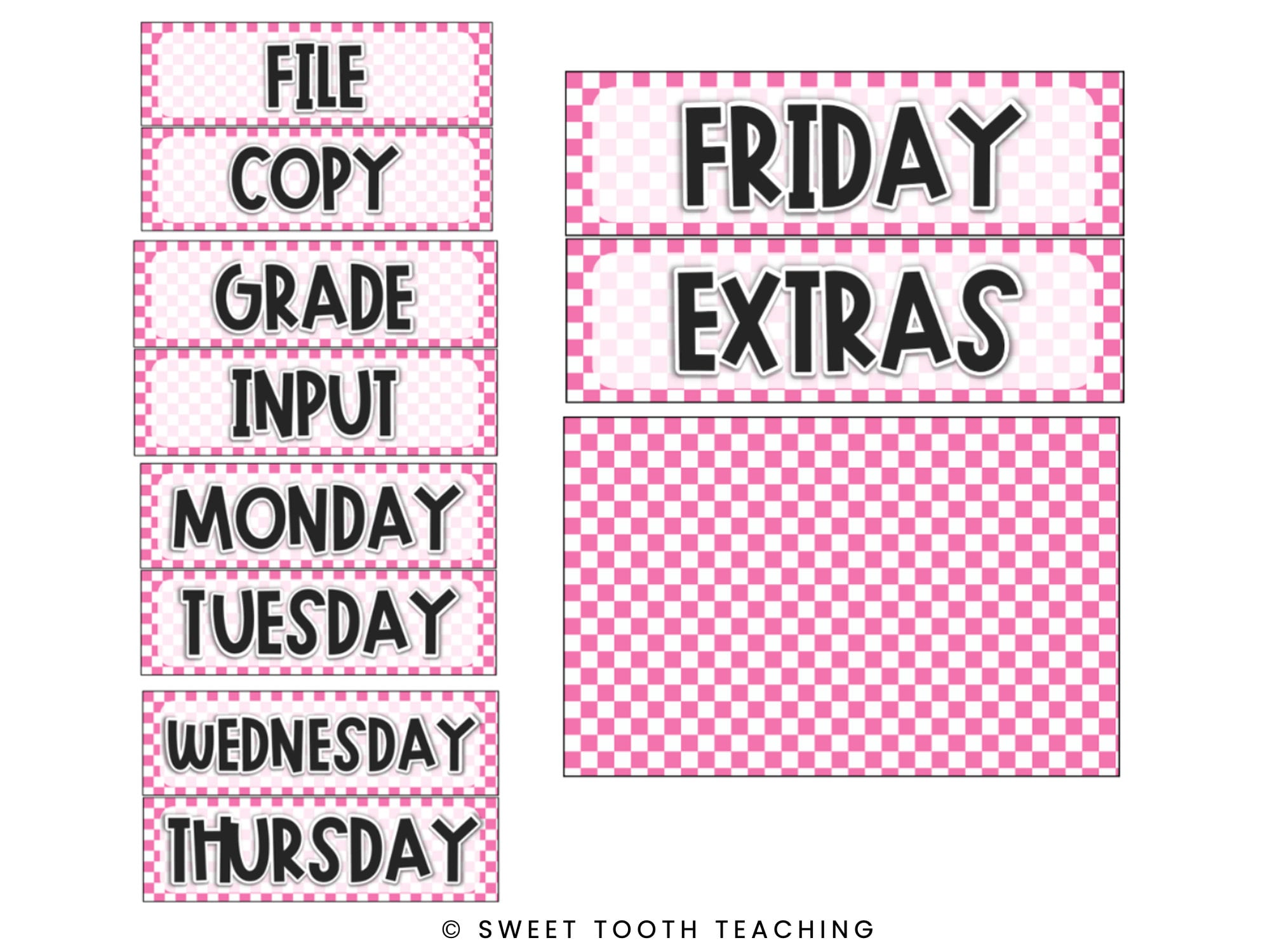 Groovy Classroom Drawer Labels for Rolling Cart DIGITAL - Etsy