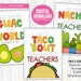 Cinco De Mayo Teacher Appreciation Sign: Taco & Nacho Bar Decor for ...