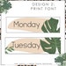 Jungle Theme Drawer Labels Printable Classroom Decor Teacher Drawer ...