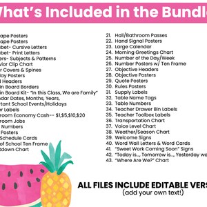 Colorful Classroom Decor | Tropical & Fruity Classroom Theme ...