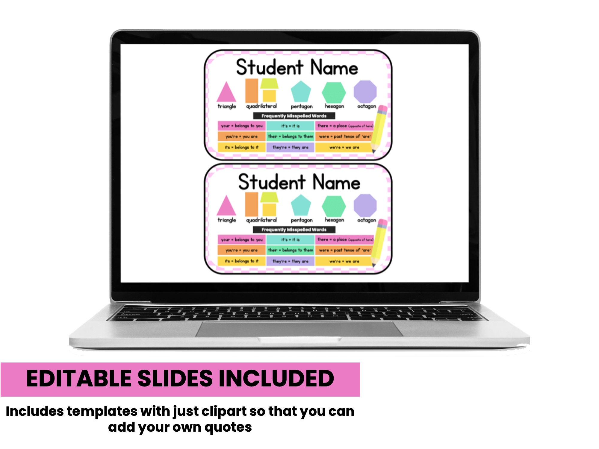 Colorful Pencil Box Tags Groovy Theme Classroom Decor - Etsy