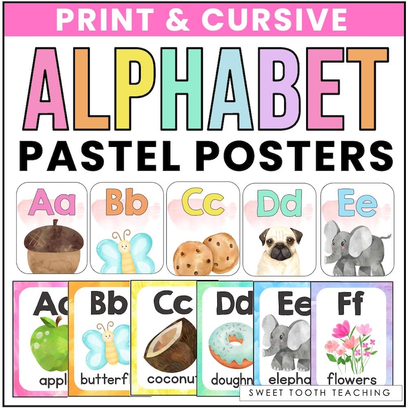 Abc Poster - Etsy