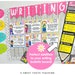 Writing Process Pencil Poster | Groovy Colorful Writing Anchors Chart ...