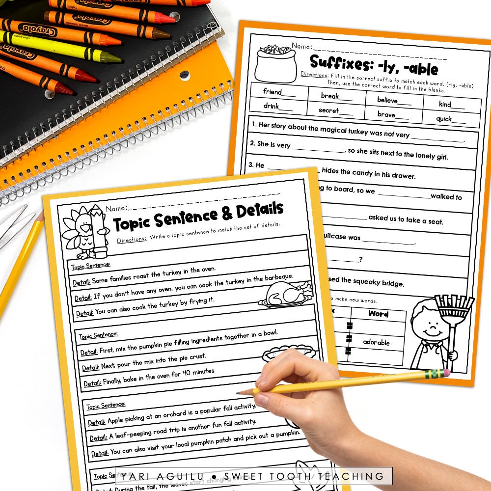 Monthly Second Grade Review Worksheets | Grammar, Reading & Math ...