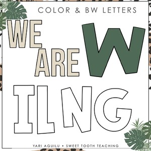 Jungle Theme Bulletin Board Kit | Printable Classroom Decor - Etsy