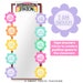 Flower Affirmations for Mirror | Groovy Garden Decor | “I Am ...