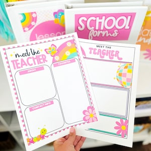 Groovy Garden Classroom Decor Bundle | Retro Colorful Decor - Etsy