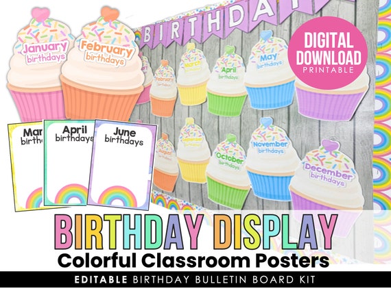 Birthday Cake Template For Bulletin Board