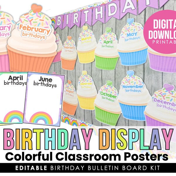 Classroom Birthday - Etsy
