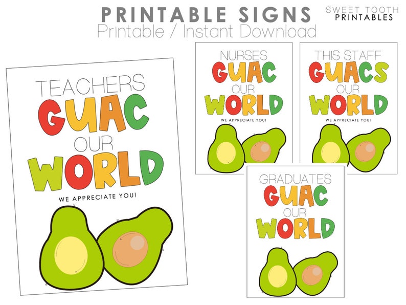 Cinco De Mayo Printable Sign Teacher Appreciation Week Staff - Etsy