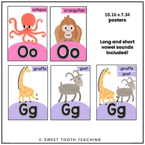 Colorful Primary Alphabet Posters | Traceable Letters | Groovy Garden ...