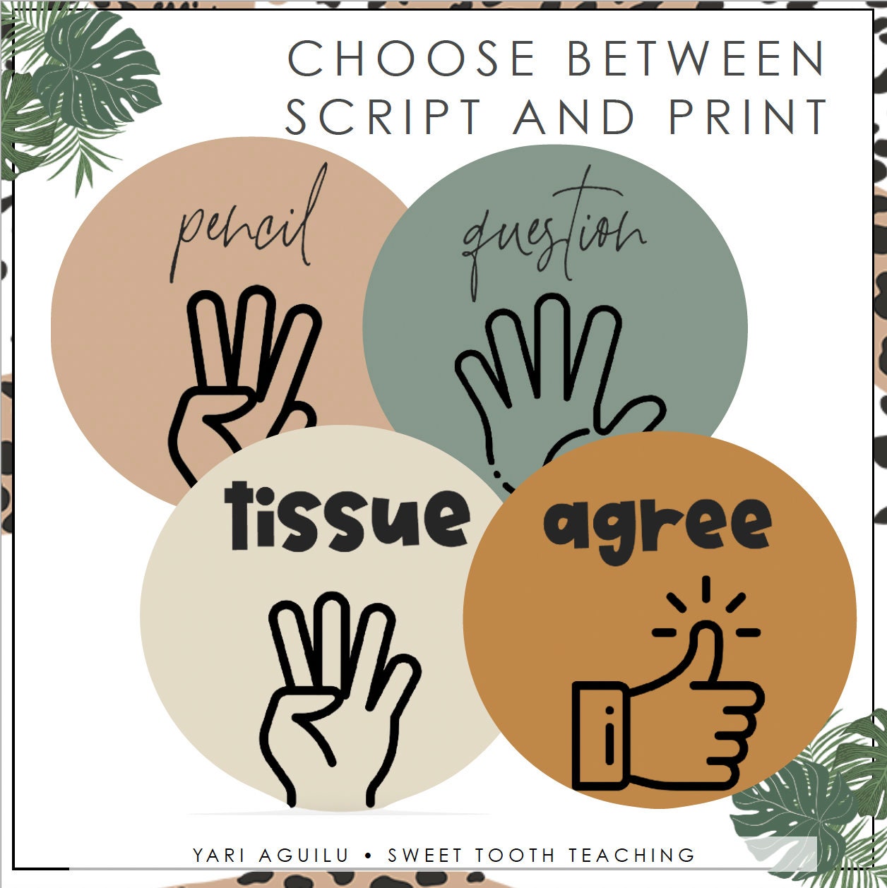Classroom Hand Signals Posters Printable Classroom Decor - Etsy Australia