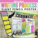 The Writing Process Giant Pencil Poster-writing Bulletin Board Decor ...