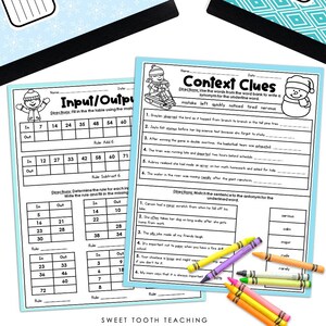 3rd Grade Review Worksheets Homeschooling | Winter Math, Reading ...