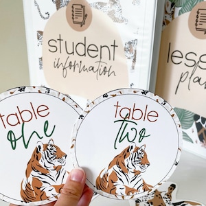 Jungle Themed Classroom Decor | Neutral Classroom Decorations ...
