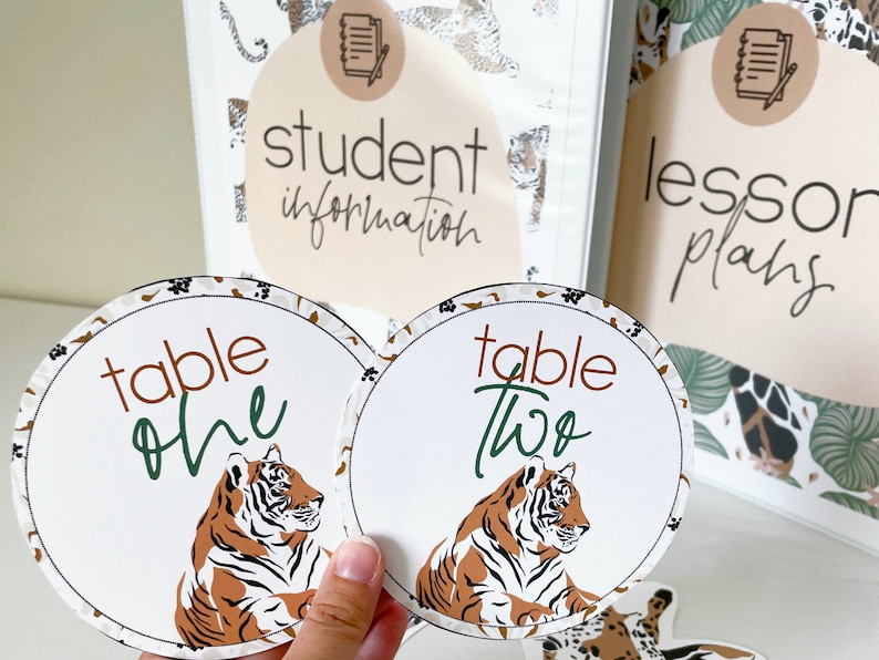 Jungle Themed Classroom Decor Neutral Classroom Decorations - Etsy