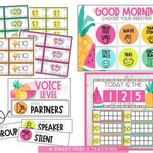 Colorful Classroom Decor | Tropical & Fruity Classroom Theme ...