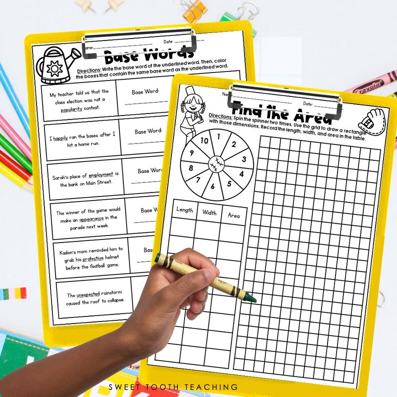 3rd Grade Review Worksheets Homeschooling | Spring Math, Reading ...