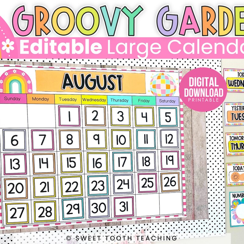 Groovy Garden - Etsy