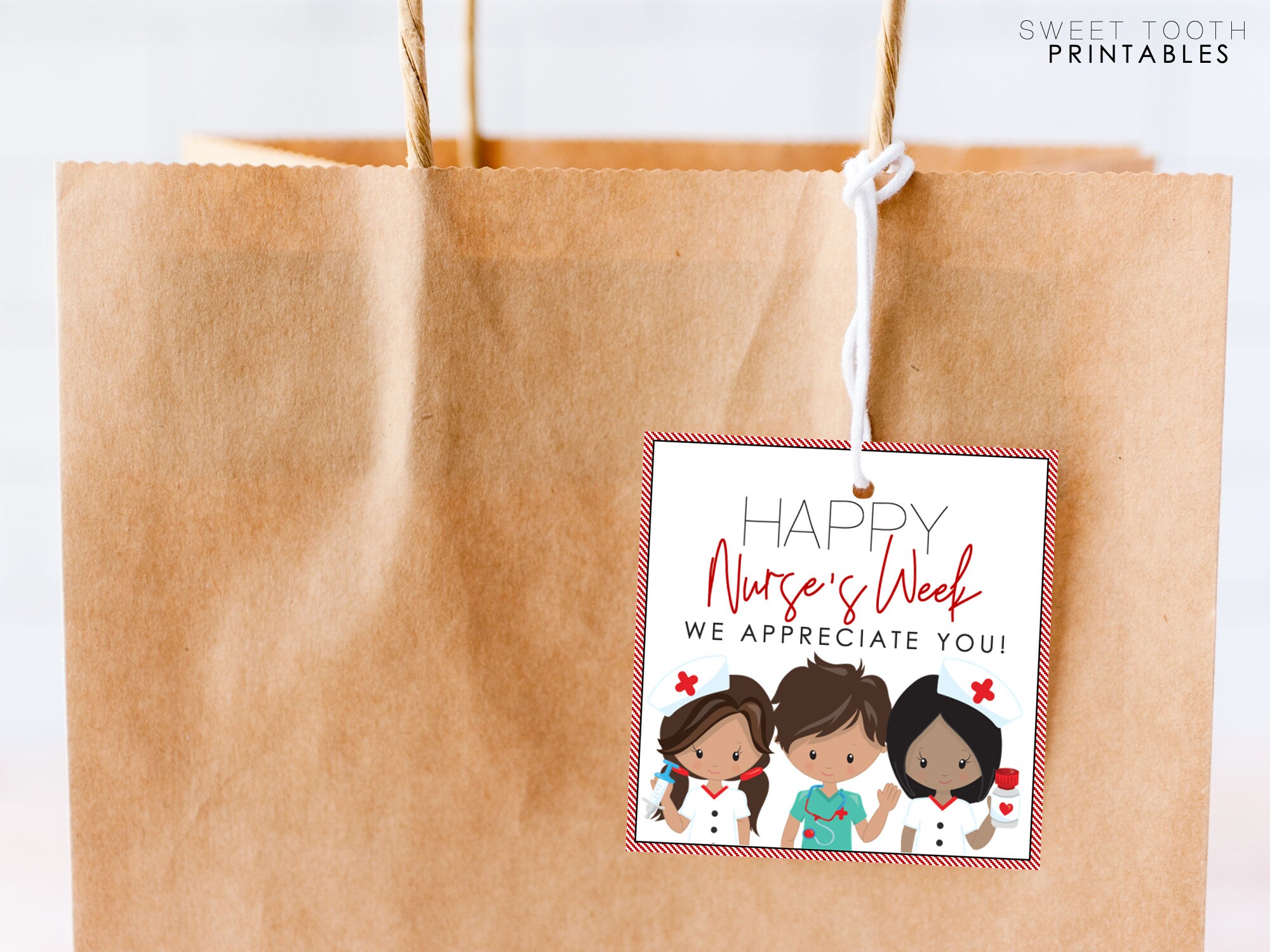 Nurse Appreciation Week Tags Nurse's Week Tags Printable | Etsy